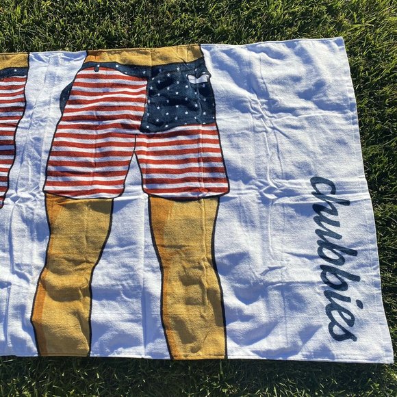chubbies | Bath | Chubbies Beach Towel 66 X 34 Usa New | Poshmark